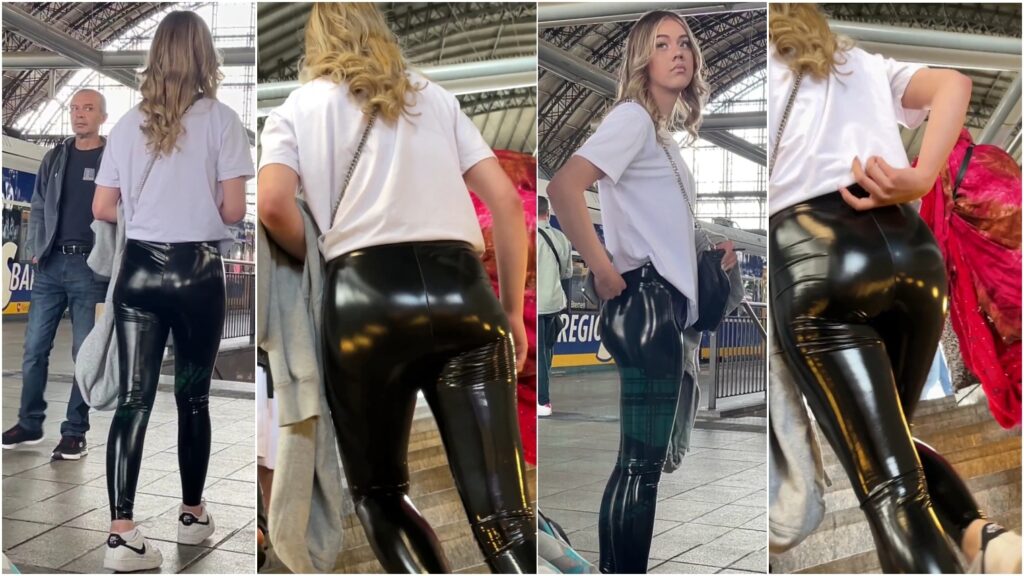 PVC Pleasure Leather Tight Jeans - Candid Best Premium