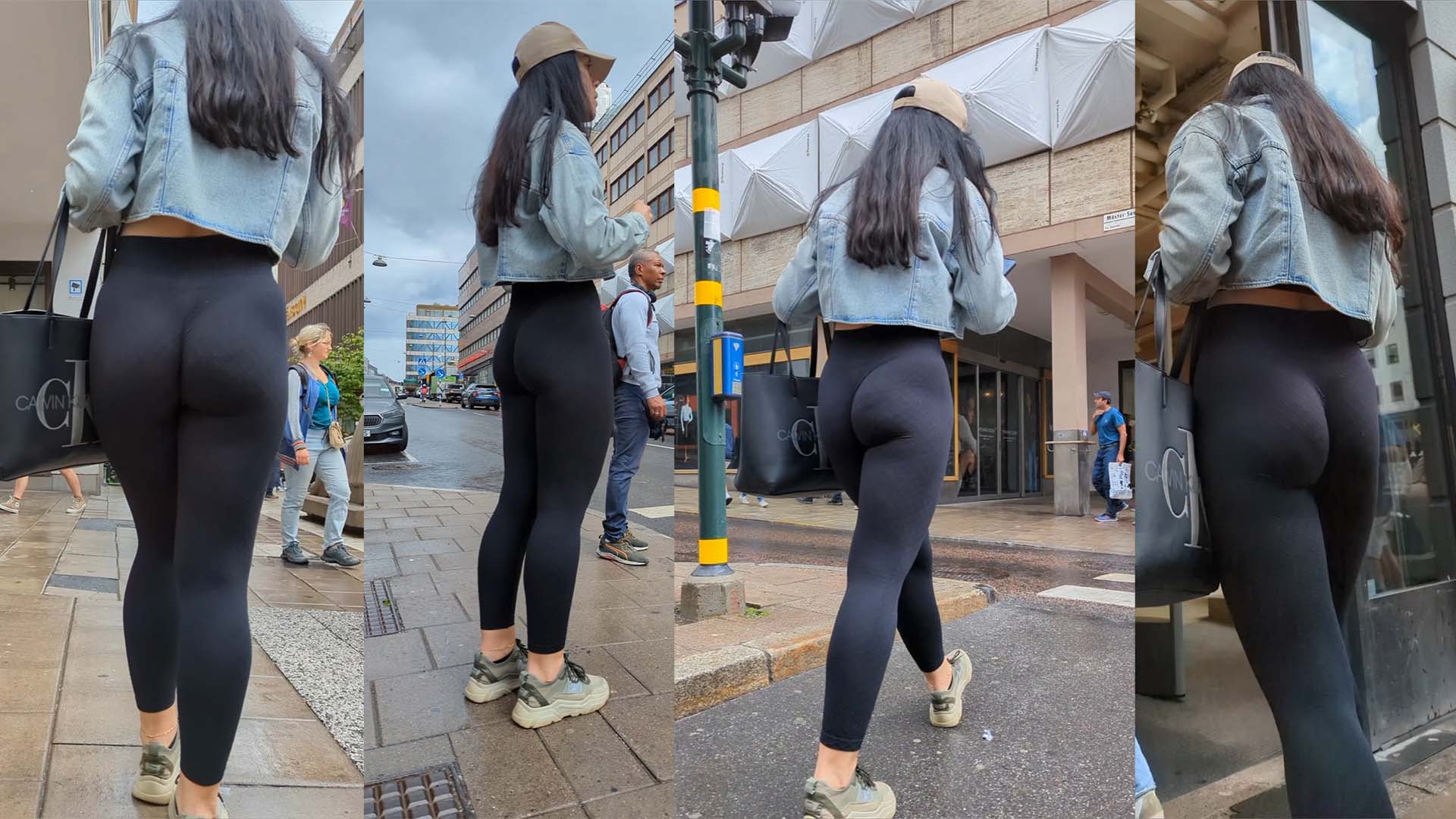 She Is Back Now In Leggings Candid Best Premium