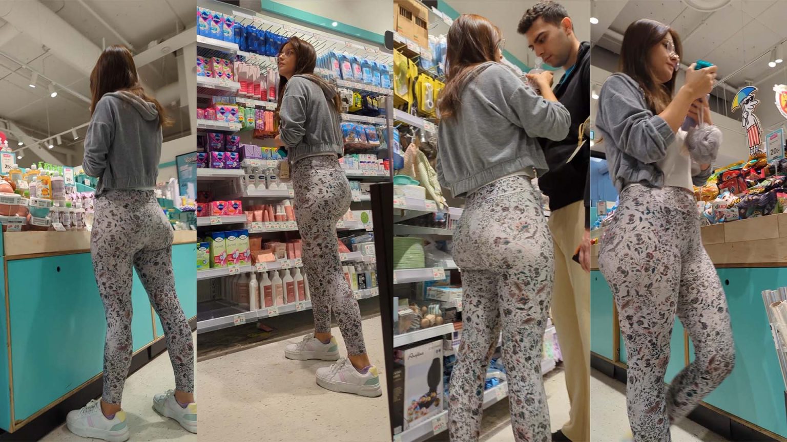 Super Thick Booty In Incredible Leggings Candid Best Premium