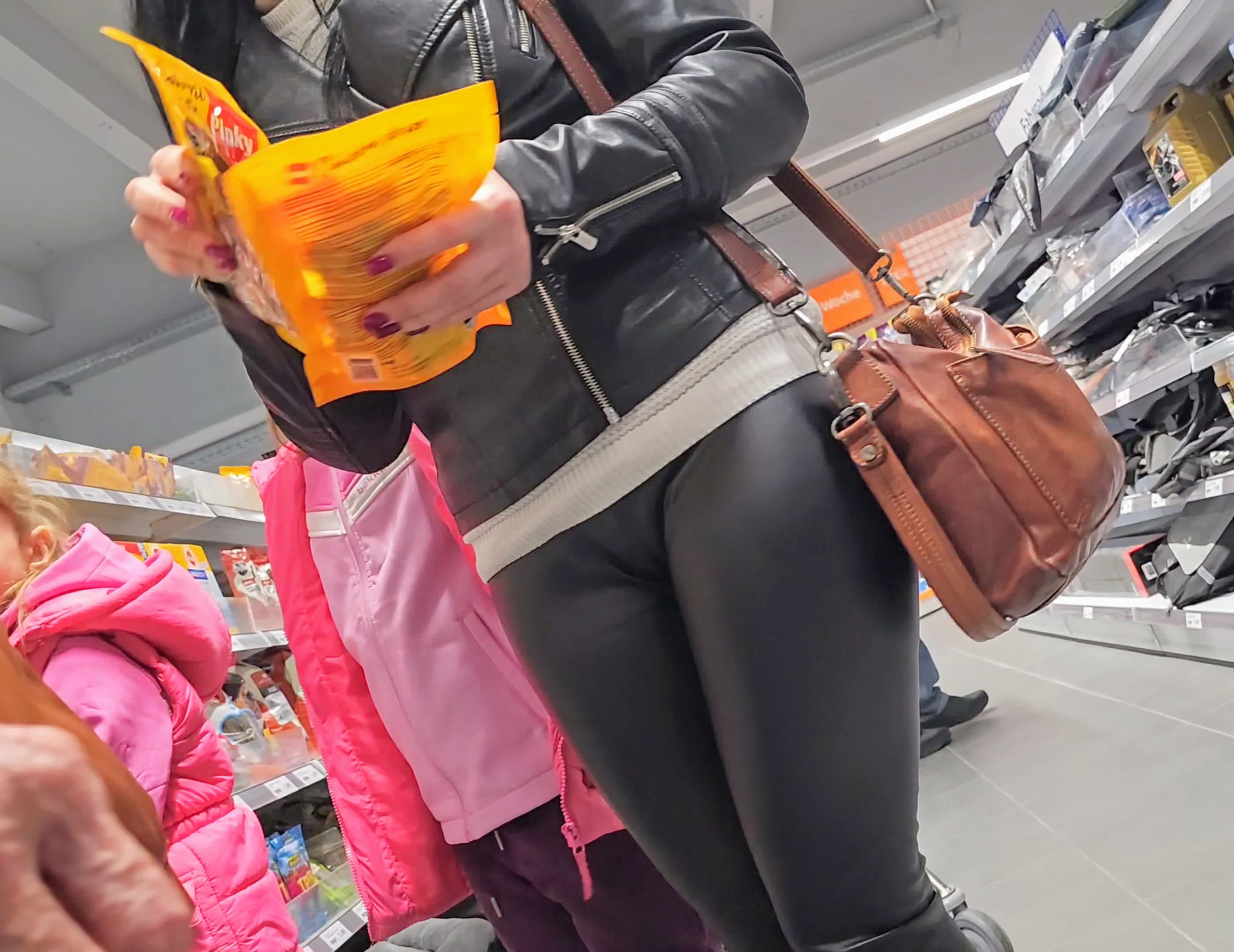 Milf in leather - Candid Best Premium