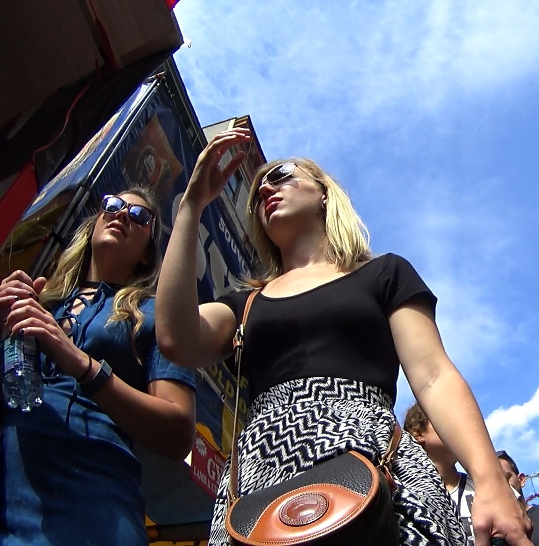 Upskirt - Festival Chicks - Double Trouble Series - Candid Best Premium